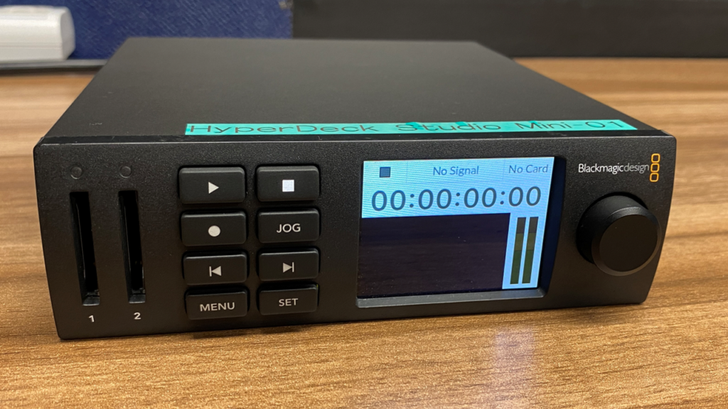 Hyperdeck studio HD miniの使い方 - ハウ トゥ DX